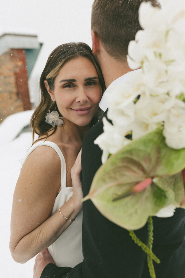 Modern Winter Fernie Wedding | Kas & Kevin's Anti-Bride Wedding at 572 ...